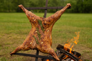 Receta fácil de cordero asado: Cordero al Palo, receta tradicional paso ...